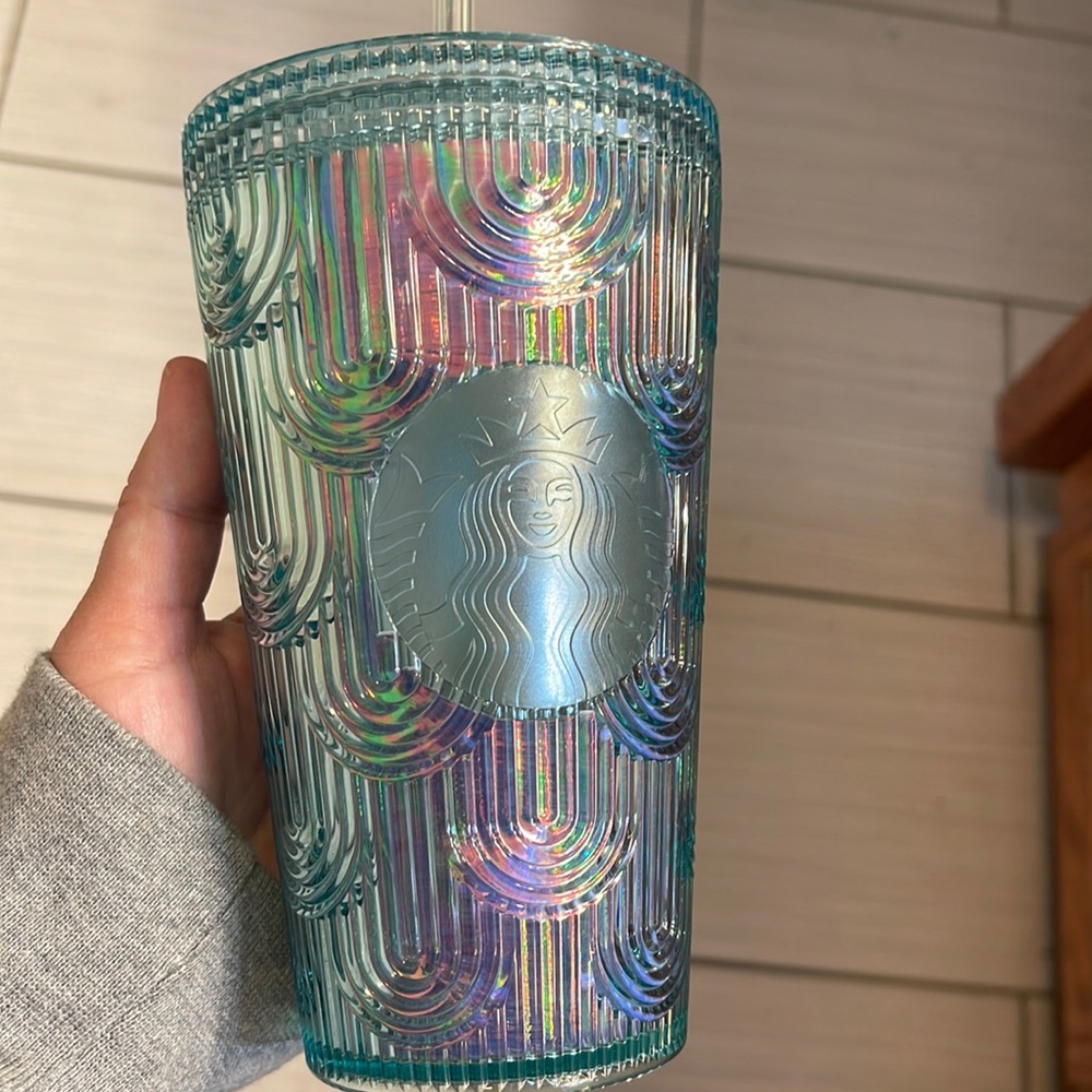 Starbucks Mermaid Scale Blue-Green 16 Oz Cold Drink C… - Gem
